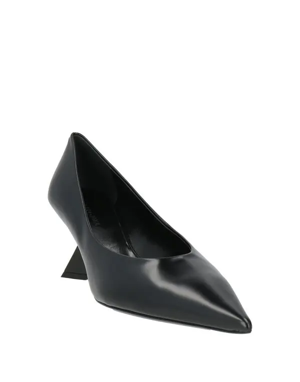 NENSI DOJAKA Calfskin Pumps With Pointed Toe And Sculptural Heel