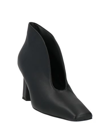 CARLA G. Leather Ankle Boots With Geometric Heel