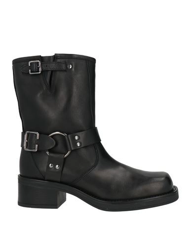 CARLA G. Ankle Boots Size Calfskin - Black
