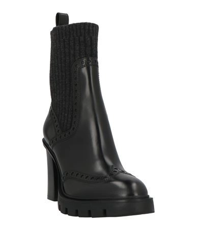 Santoni Leather And Textile Ankle Boots