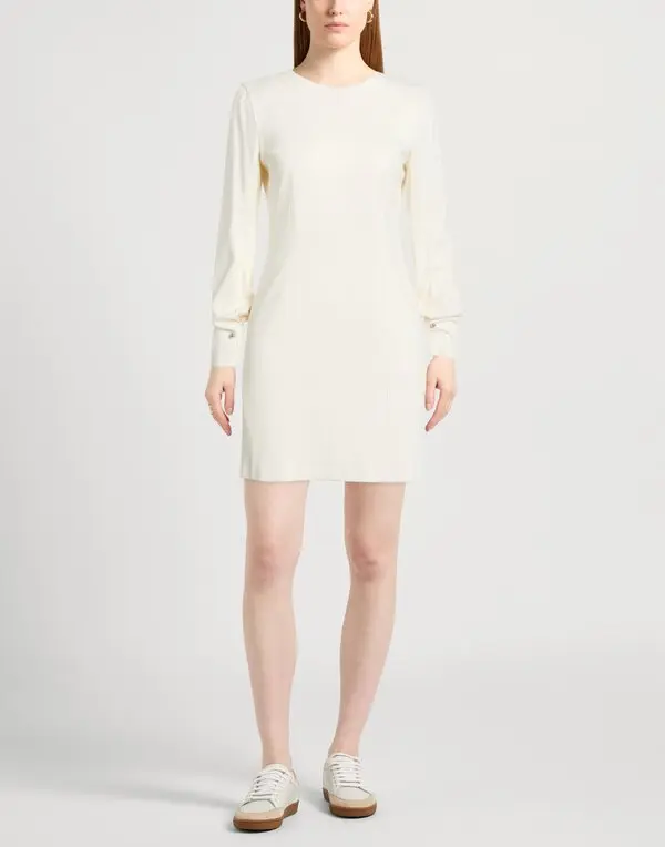 DONDUP Mini Dress Size Viscose, Polyamide, Elastane - Off White