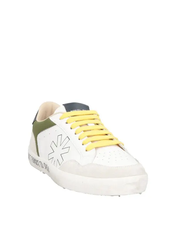 MANUEL RITZ Leather And Textile Fiber Low-top Sneakers