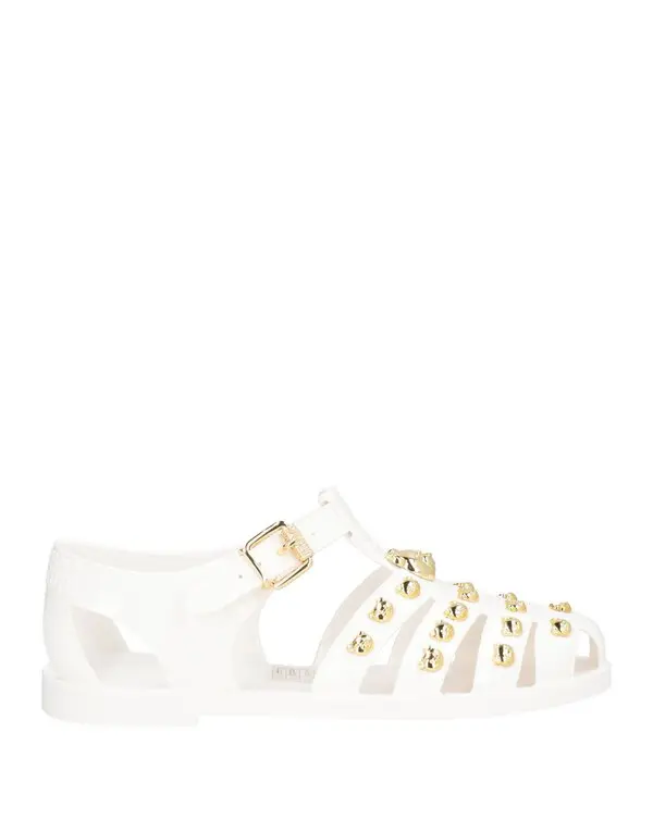 Moschino Fisherman Sandals - White