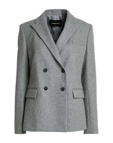 Fabiana Filippi Blazer Size Virgin Wool, Polyamide, Elastane - Grey