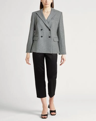Fabiana Filippi Double-breasted Blazer In Virgin Wool Blend