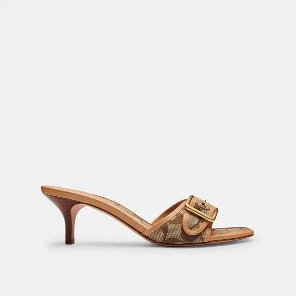 COACH Margot Sandal In Signature Jacquard