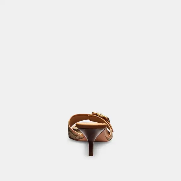 COACH Margot Sandal In Signature Jacquard