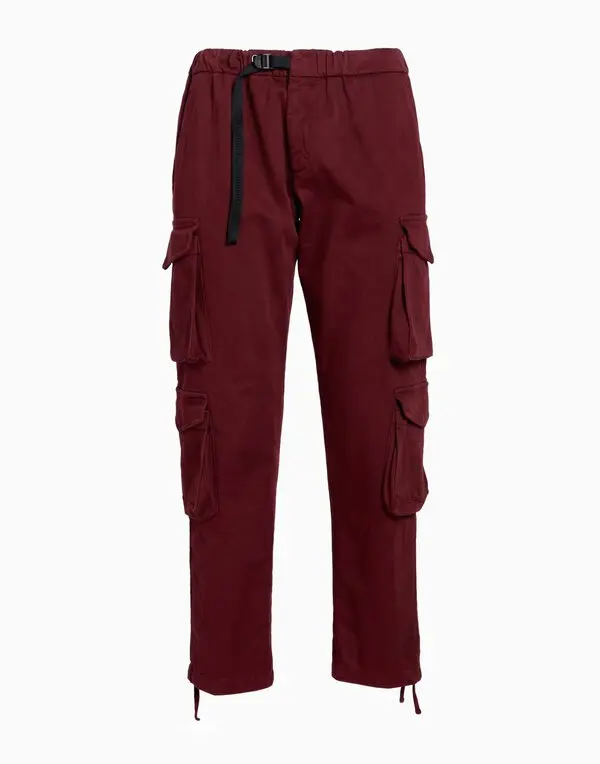 WHITE SAND Pants Brick Size Cotton, Elastane