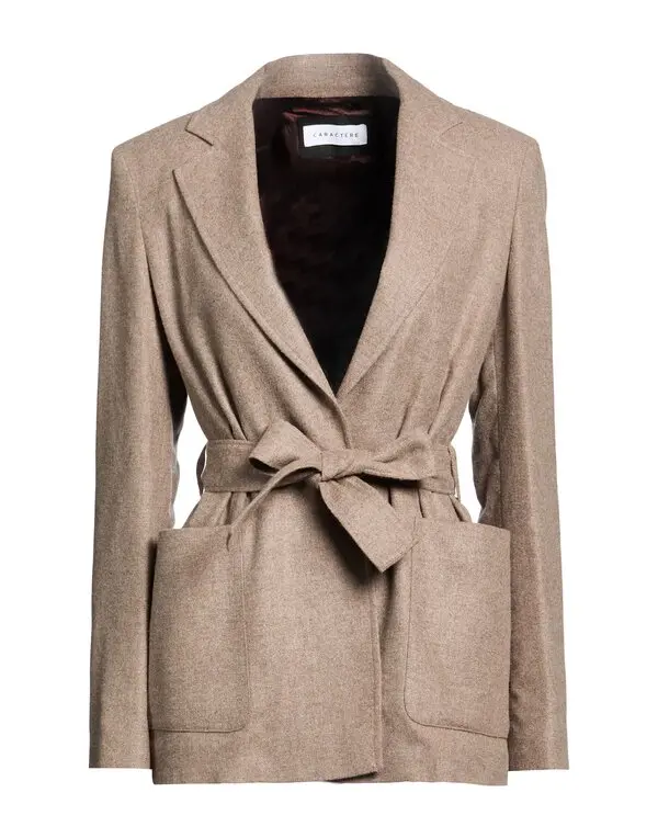 CARACTÈRE Jacket Size Viscose, Wool