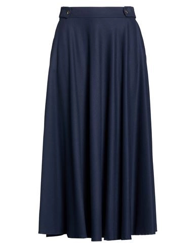 KAOS Midi Skirt Midnight Size Polyester, Viscose, Elastane