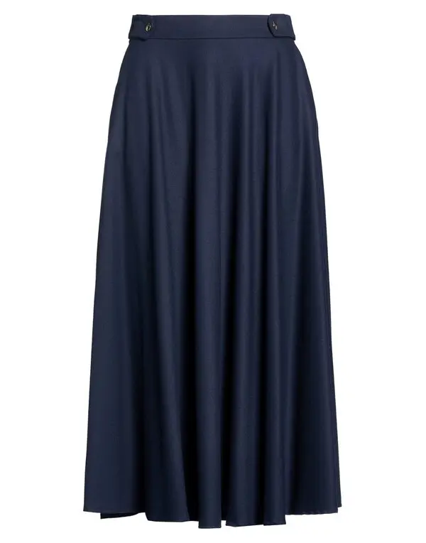 KAOS Midi Skirt Midnight Size Polyester, Viscose, Elastane
