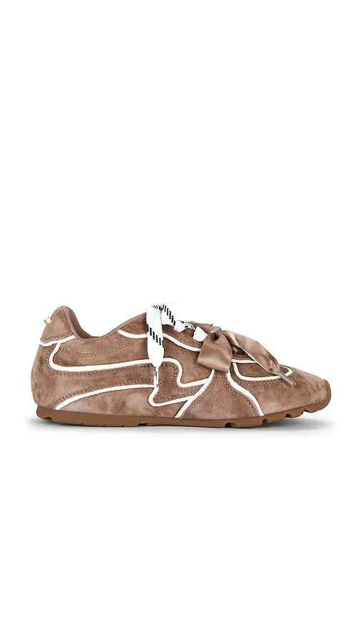NAKED WOLFE Adored Sneaker In Taupe