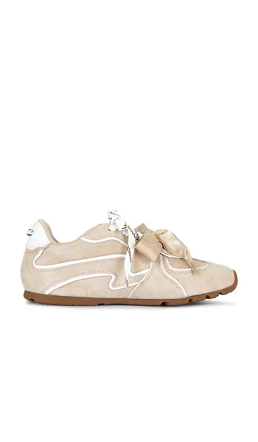 NAKED WOLFE Adored Sneaker In Beige