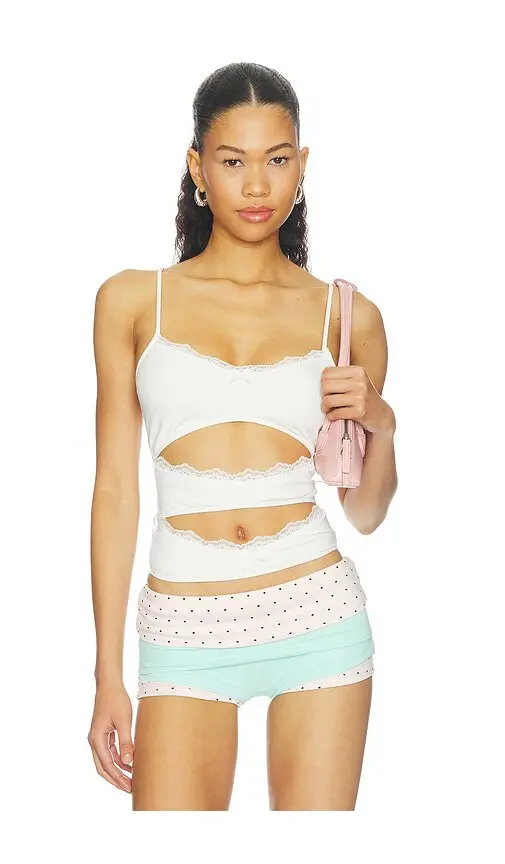 NIIHAI Triple Layered Bra Top - White