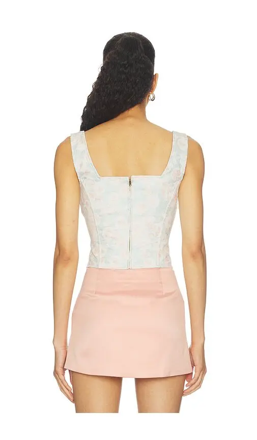 Lioness Roma Corset In Baby Blue