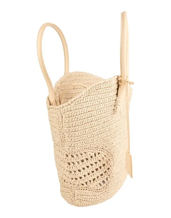 FERRAGAMO Handbag Pastel Natural Raffia