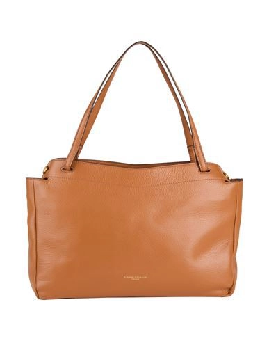 GIANNI CHIARINI Pebbled Leather Tote - Camel