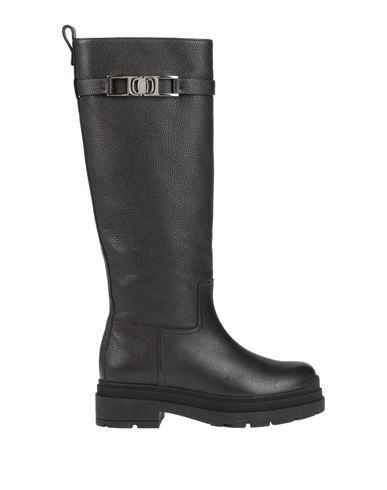 FERRAGAMO Boot Size Calfskin - Black