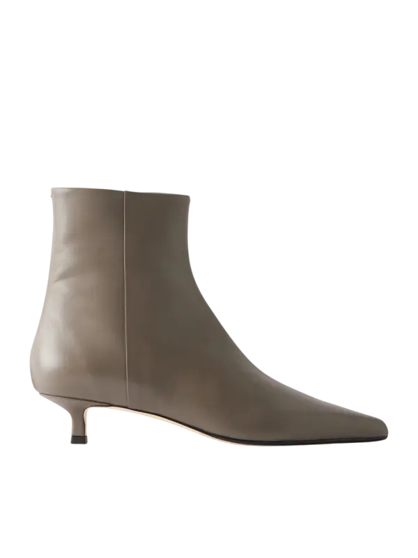AeydĒ Sofie 35 Leather Ankle Boots - Brown