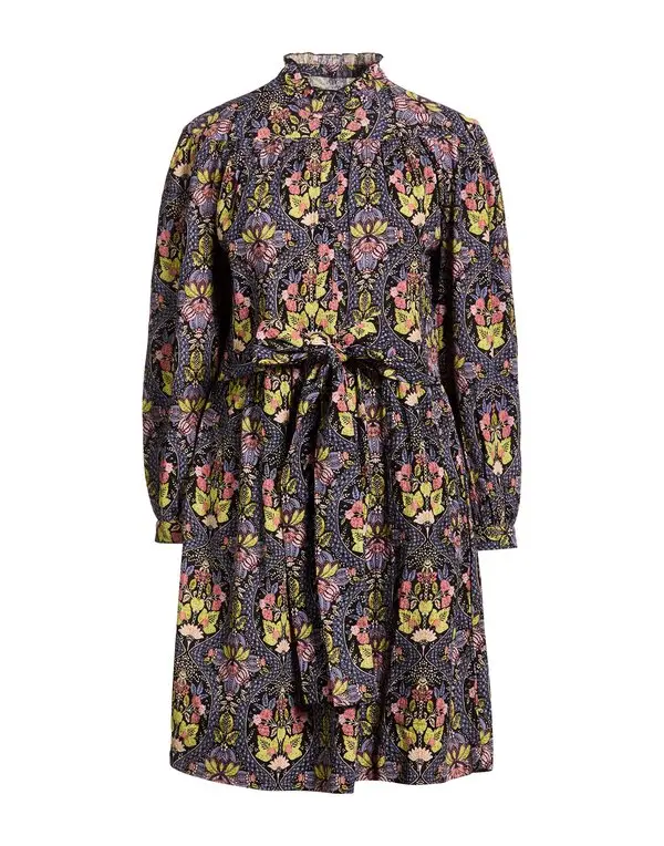 Antik Batik Floral Print Cotton Mini Dress