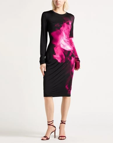 Versace Midi Dress In Viscose Blend