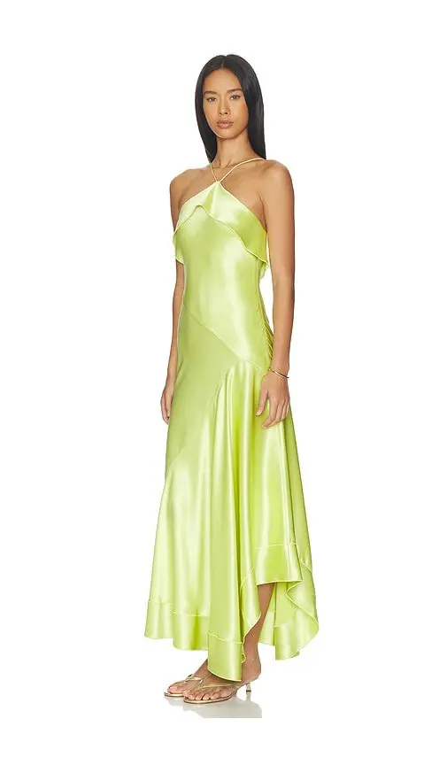 Acler Marara Maxi Dress In Yellow