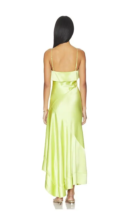 Acler Marara Maxi Dress In Yellow