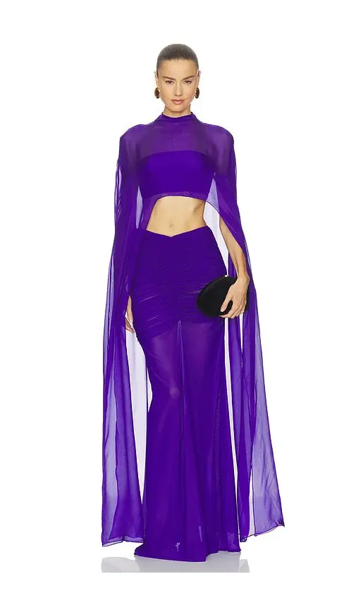 DEME BY GABRIELLA The Zerina Cape And Top