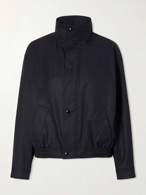 NILI LOTAN Klaire Cotton-blend Shell Jacket