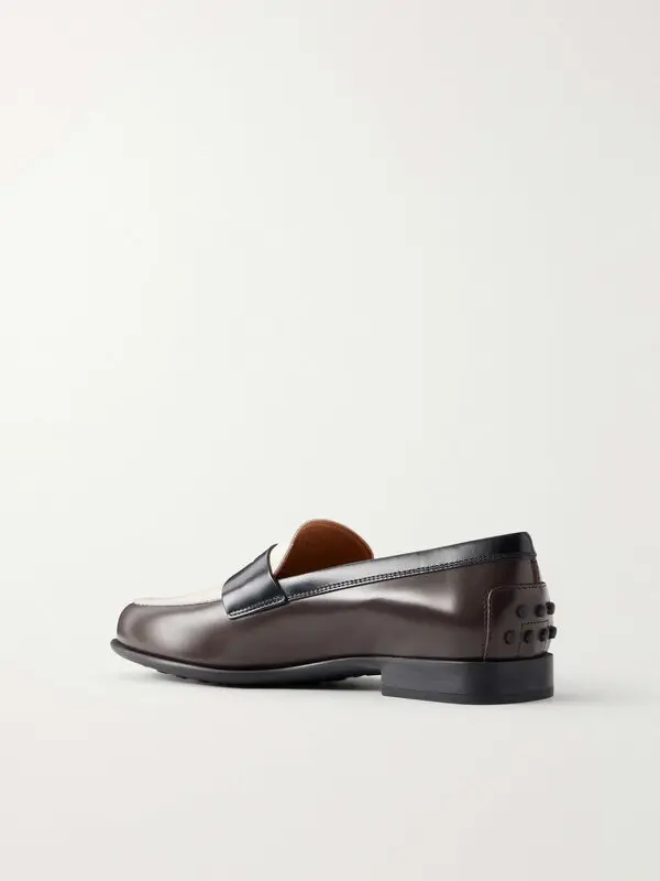 TOD'S Logo-embossed Leather Loafers