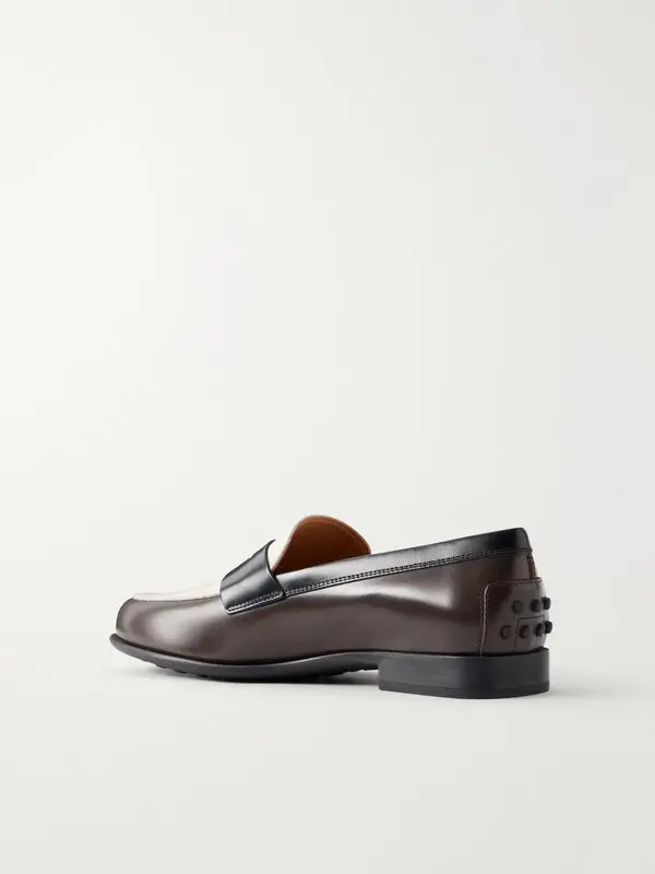 TOD'S Two-tone Leather Loafers