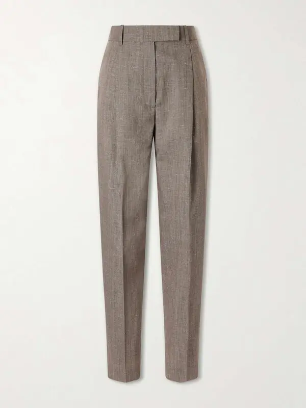 RÓHE Daria Wool-blend Tapered Pants