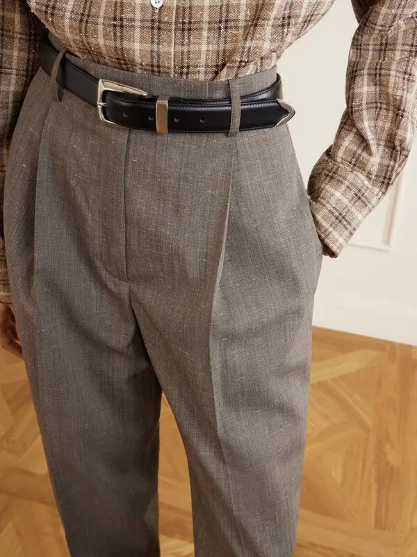 RÓHE Daria Wool-blend Tapered Pants