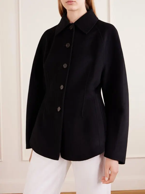 RÓHE Wool And Cashmere-blend Jacket - Black