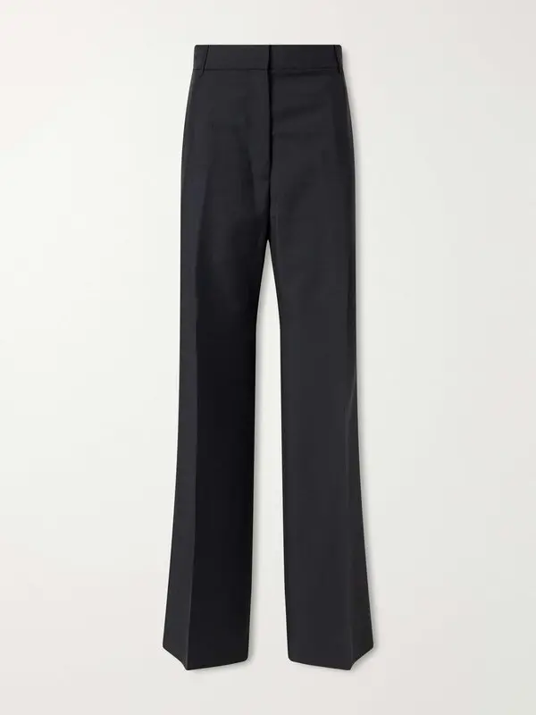RÓHE Wool And Mohair-blend Wide-leg Pants