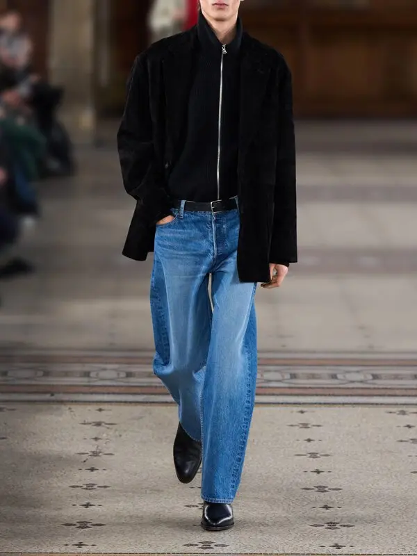 SSSTEIN High-rise Wide-leg Jeans