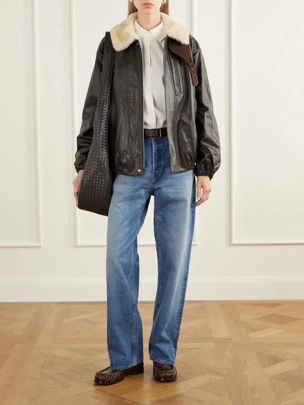 SSSTEIN High-rise Wide-leg Jeans