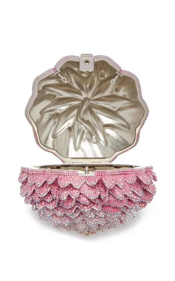 Judith Leiber Peony Crystal Clutch