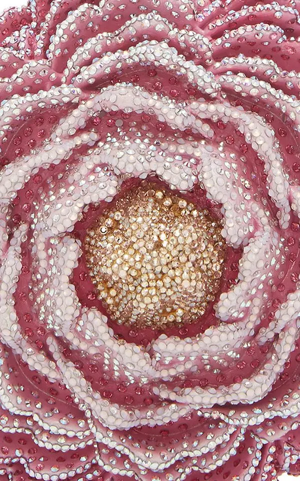 Judith Leiber Peony Crystal Clutch