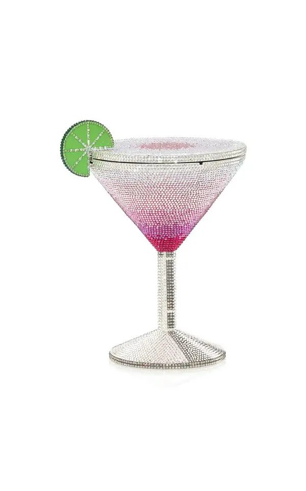 Judith Leiber Martini Cosmopolitan Crystal Clutch