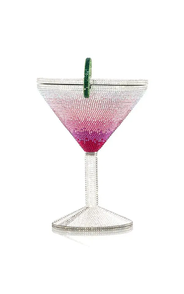 Judith Leiber Martini Cosmopolitan Crystal Clutch