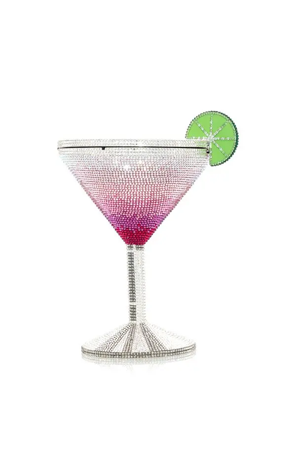 Judith Leiber Martini Cosmopolitan Crystal Clutch