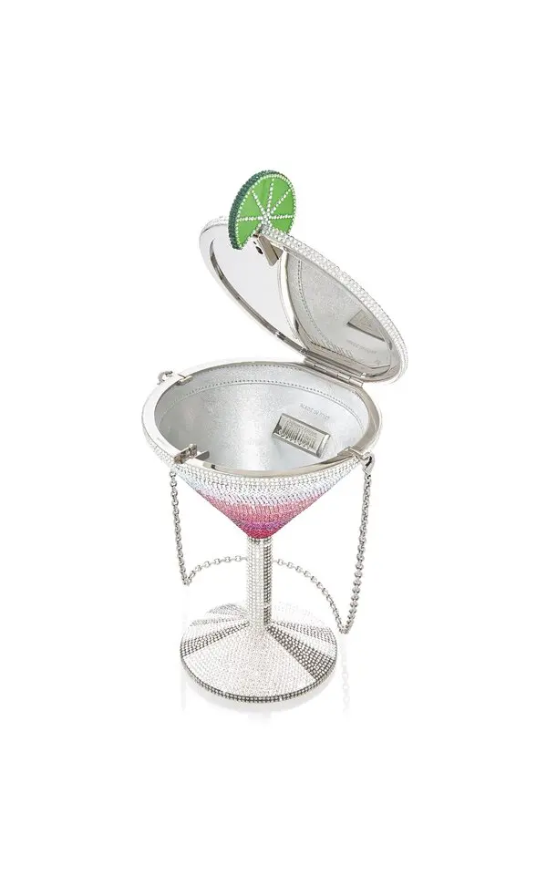 Judith Leiber Martini Cosmopolitan Crystal Clutch