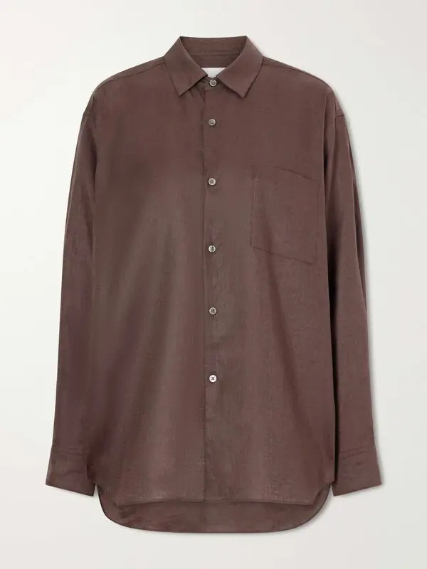 SSSTEIN Oversized Linen Shirt