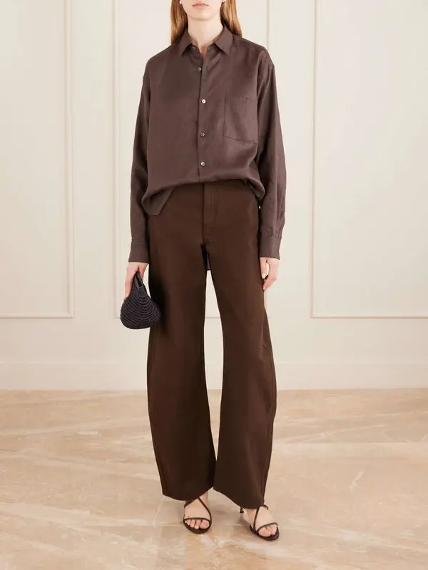SSSTEIN Oversized Linen Shirt