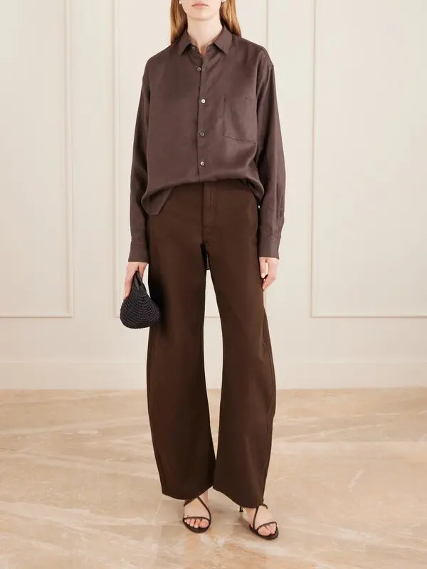 SSSTEIN Oversized Linen Shirt