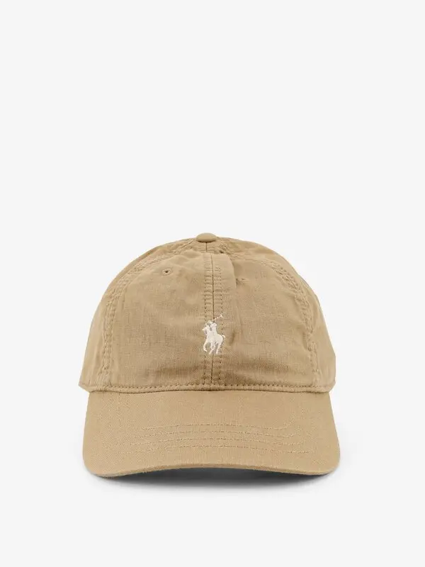 Polo Ralph Lauren Baseball Cap With Embroidered Logo - Beige
