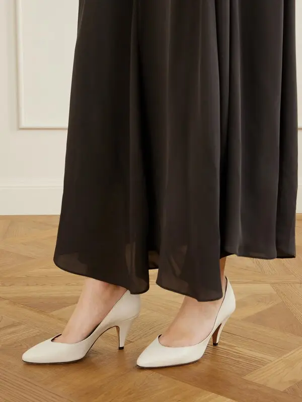 JUDE Haze Leather Pumps - Neutrals