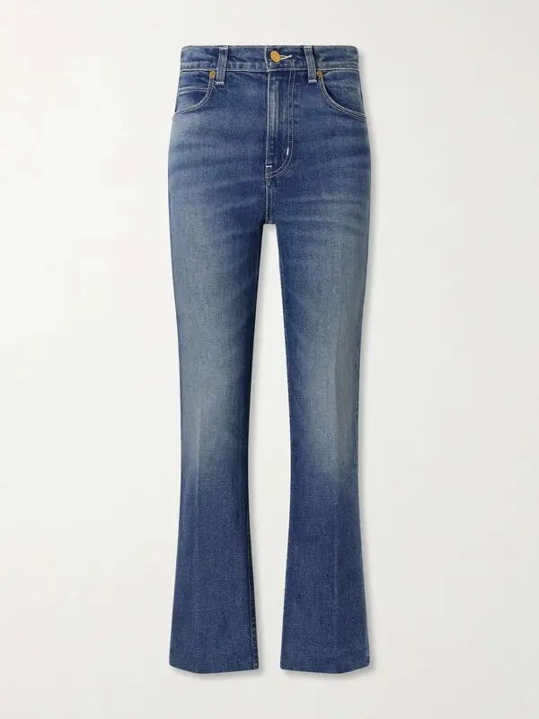 JAMIE HALLER Kenickie Mid-rise Straight-leg Jeans