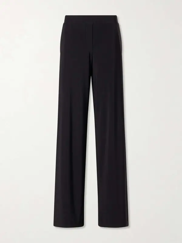 Norma Kamali Jersey Wide-leg Pants